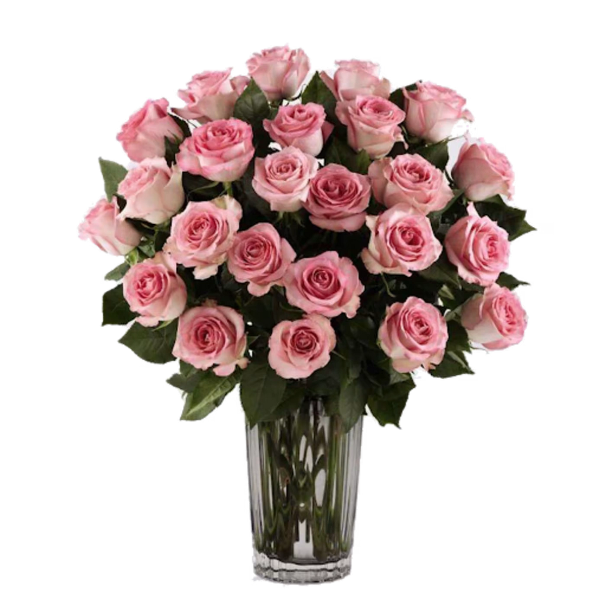 Elegant 36 Pink Stunning Roses Bouquet – Arabian Florist